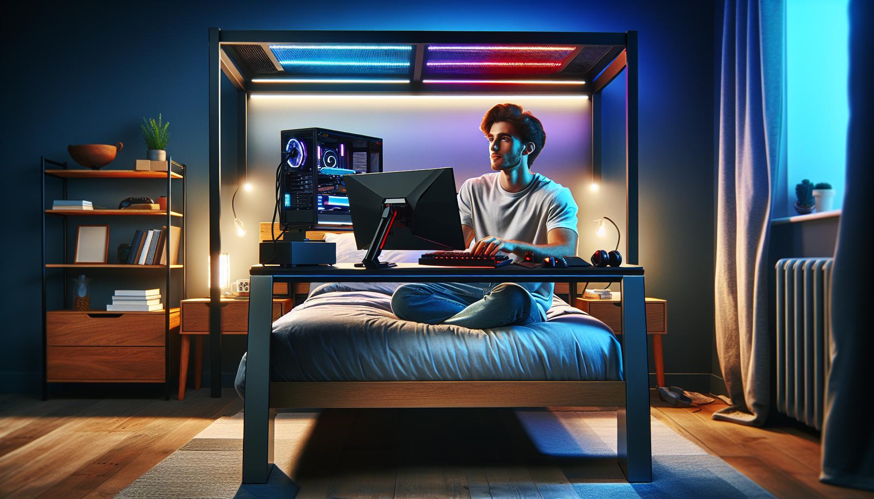 10 Best PC Gaming Bed Setups: Ultimate Comfort Guide for Gamers (2024 ...